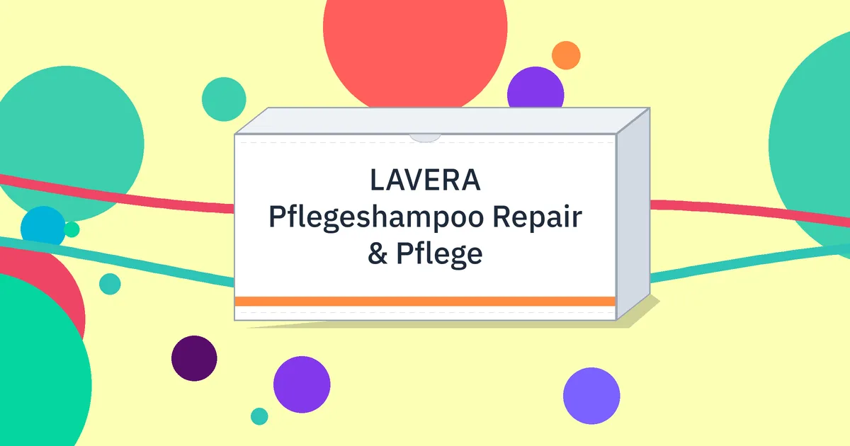 Symbolbild: Packung mit der Aufschrift LAVERA Pflegeshampoo Repair & Pflege (PZN 17242115) – Verfügbarkeit und Bezug in Apotheken in Frankfurt am Main