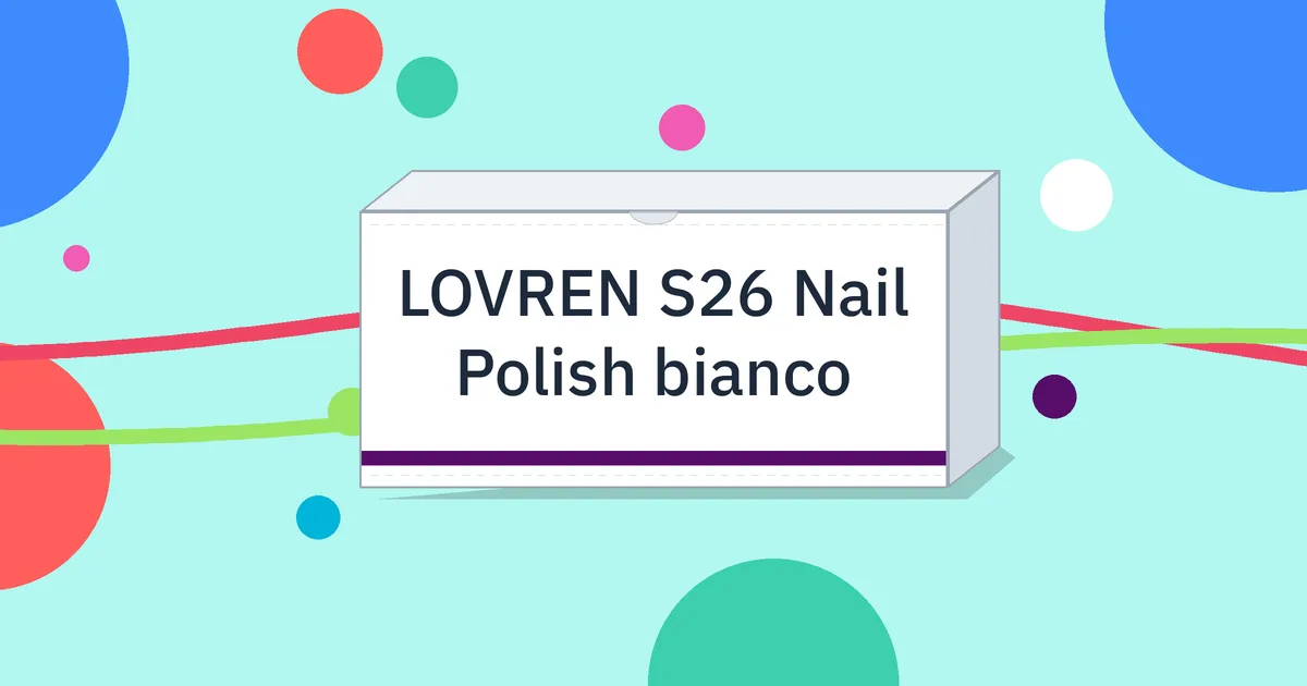 Symbolbild: Packung mit der Aufschrift LOVREN S26 Nail Polish bianco (PZN 20030606) – Verfügbarkeit und Bezug in Apotheken in Frankfurt am Main