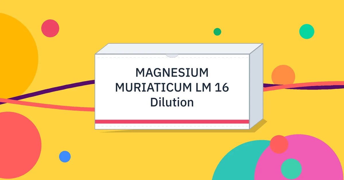 Symbolbild: Packung mit der Aufschrift MAGNESIUM MURIATICUM LM 16 Dilution (PZN 12938881) – Verfügbarkeit und Bezug in Apotheken in Frankfurt am Main