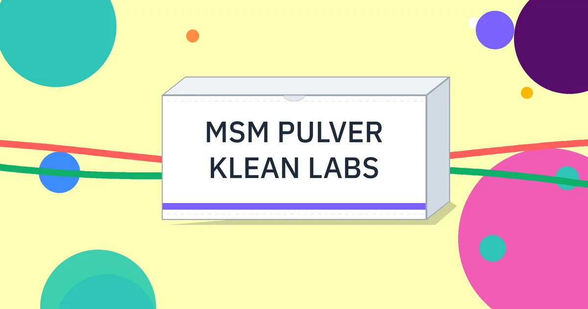Symbolbild: Packung mit der Aufschrift MSM PULVER KLEAN LABS (PZN 18649534) – Verfügbarkeit und Bezug in Apotheken in Frankfurt am Main