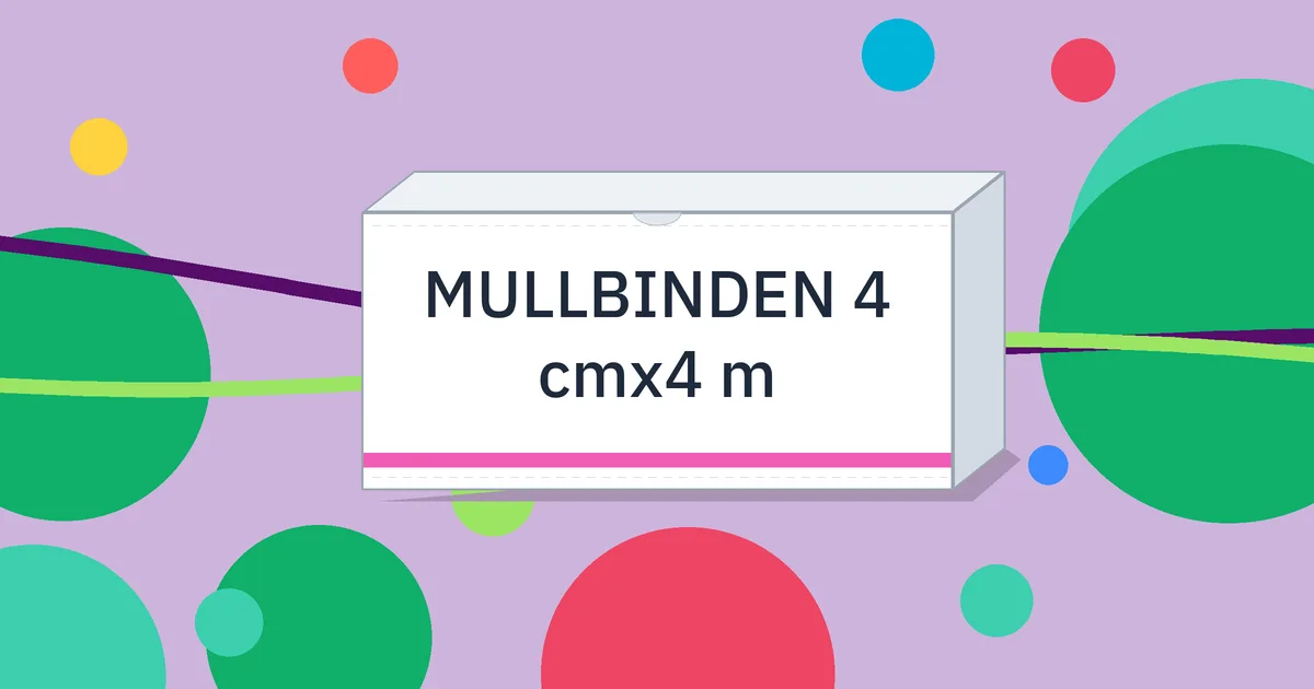 Symbolbild: Packung mit der Aufschrift MULLBINDEN 4 cmx4 m (PZN 07622733) – Verfügbarkeit und Bezug in Apotheken in Frankfurt am Main