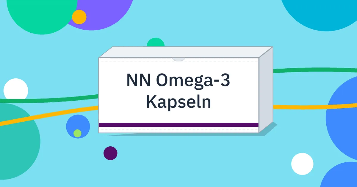 Symbolbild: Packung mit der Aufschrift NN Omega-3 Kapseln (PZN 18809400) – Verfügbarkeit und Bezug in Apotheken in Frankfurt am Main