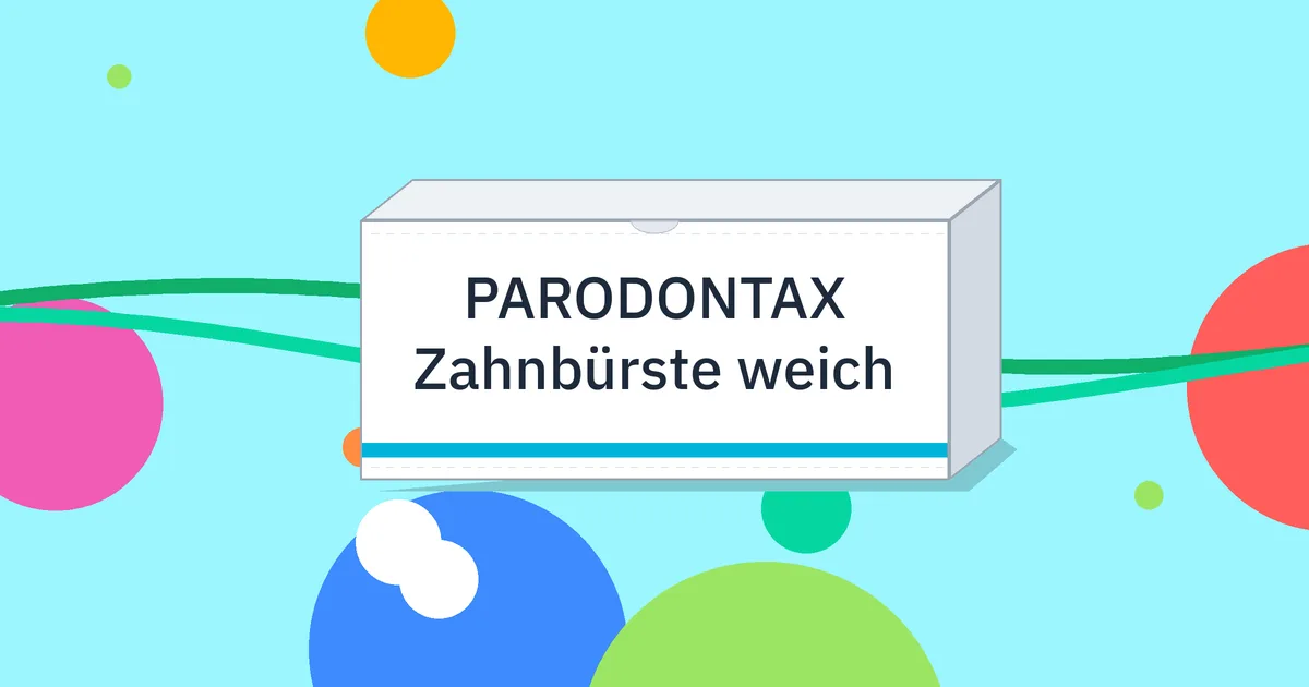 Symbolbild: Packung mit der Aufschrift PARODONTAX Zahnbürste weich (PZN 10519720) – Verfügbarkeit und Bezug in Apotheken in Frankfurt am Main