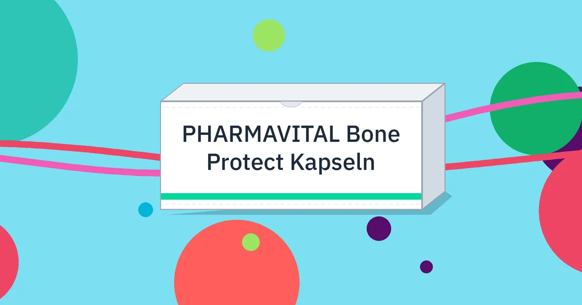 Symbolbild: Packung mit der Aufschrift PHARMAVITAL Bone Protect Kapseln (PZN 19349426) – Verfügbarkeit und Bezug in Apotheken in Frankfurt am Main