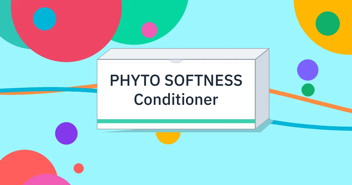 Symbolbild: Packung mit der Aufschrift PHYTO SOFTNESS Conditioner (PZN 18603785) – Verfügbarkeit und Bezug in Apotheken in Frankfurt am Main