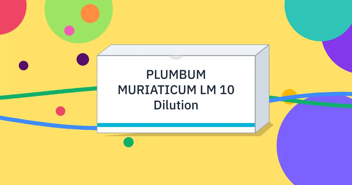 Symbolbild: Packung mit der Aufschrift PLUMBUM MURIATICUM LM 10 Dilution (PZN 13041555) – Verfügbarkeit und Bezug in Apotheken in Frankfurt am Main