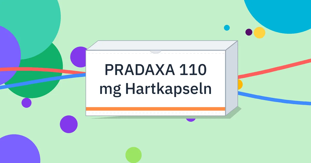 Symbolbild: Packung mit der Aufschrift PRADAXA 110 mg Hartkapseln (PZN 12801320) – Verfügbarkeit und Bezug in Apotheken in Frankfurt am Main