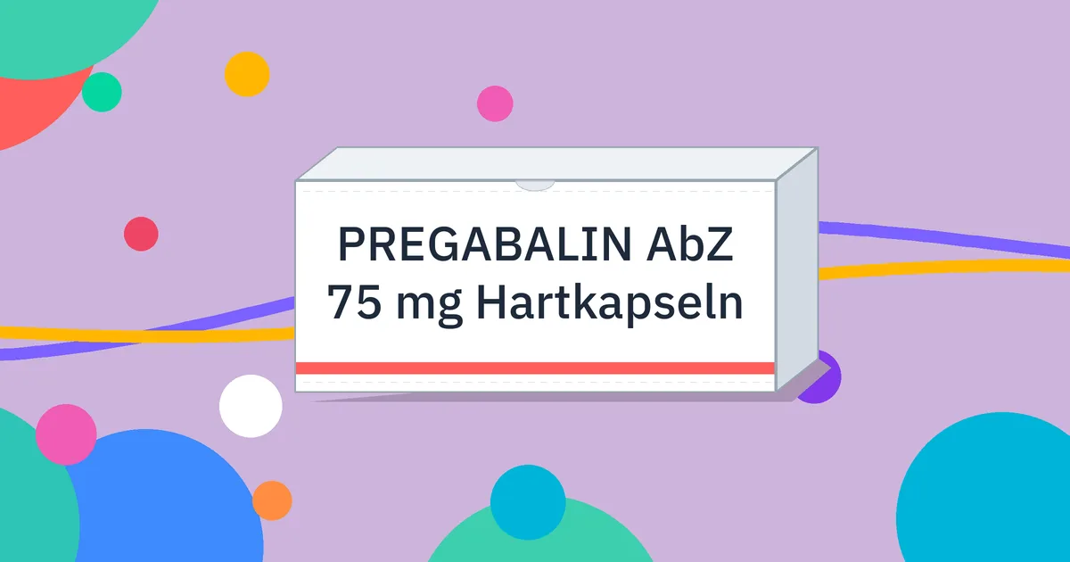Symbolbild: Packung mit der Aufschrift PREGABALIN AbZ 75 mg Hartkapseln (PZN 10915284) – Verfügbarkeit und Bezug in Apotheken in Frankfurt am Main