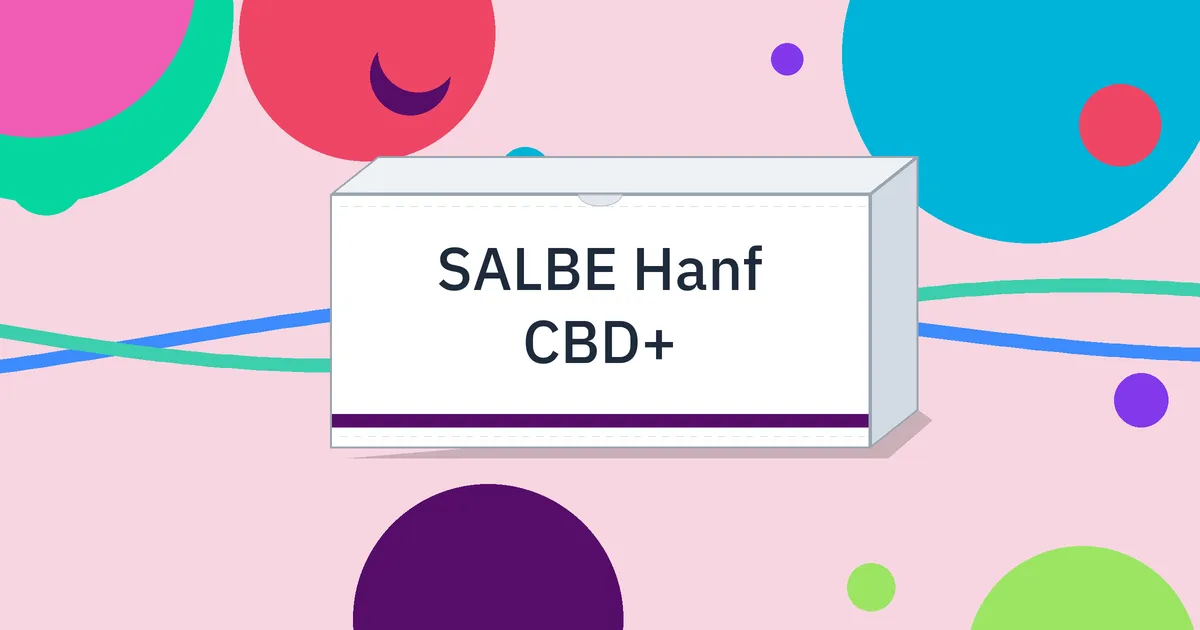 Symbolbild: Packung mit der Aufschrift SALBE Hanf CBD+ (PZN 17429380) – Verfügbarkeit und Bezug in Apotheken in Frankfurt am Main