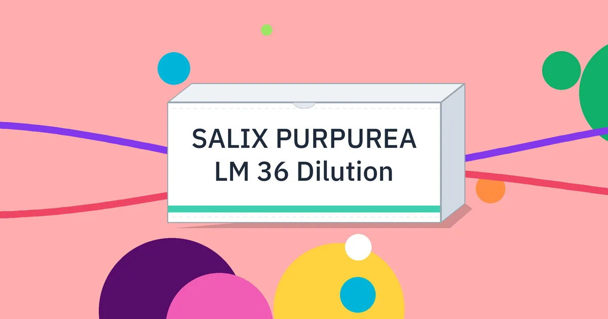 Symbolbild: Packung mit der Aufschrift SALIX PURPUREA LM 36 Dilution (PZN 13178805) – Verfügbarkeit und Bezug in Apotheken in Frankfurt am Main