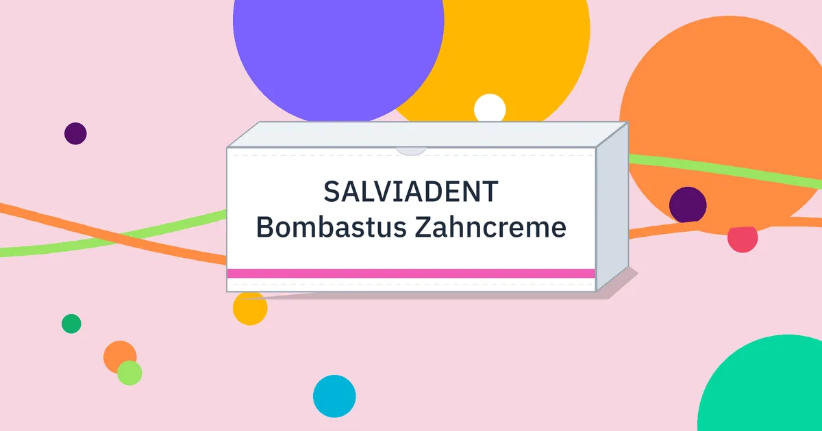Symbolbild: Packung mit der Aufschrift SALVIADENT Bombastus Zahncreme (PZN 18714183) – Verfügbarkeit und Bezug in Apotheken in Frankfurt am Main