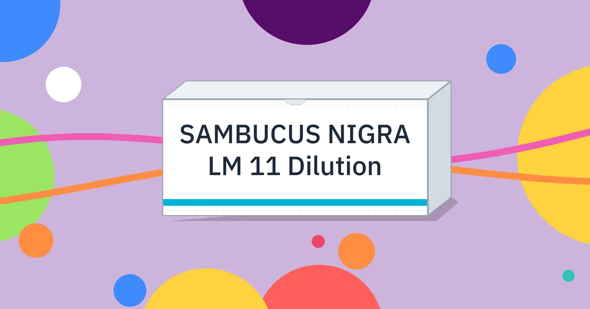 Symbolbild: Packung mit der Aufschrift SAMBUCUS NIGRA LM 11 Dilution (PZN 13181262) – Verfügbarkeit und Bezug in Apotheken in Frankfurt am Main
