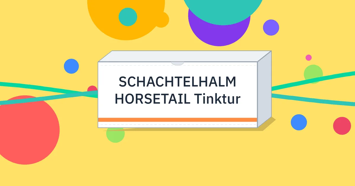 Symbolbild: Packung mit der Aufschrift SCHACHTELHALM HORSETAIL Tinktur (PZN 18215669) – Verfügbarkeit und Bezug in Apotheken in Frankfurt am Main