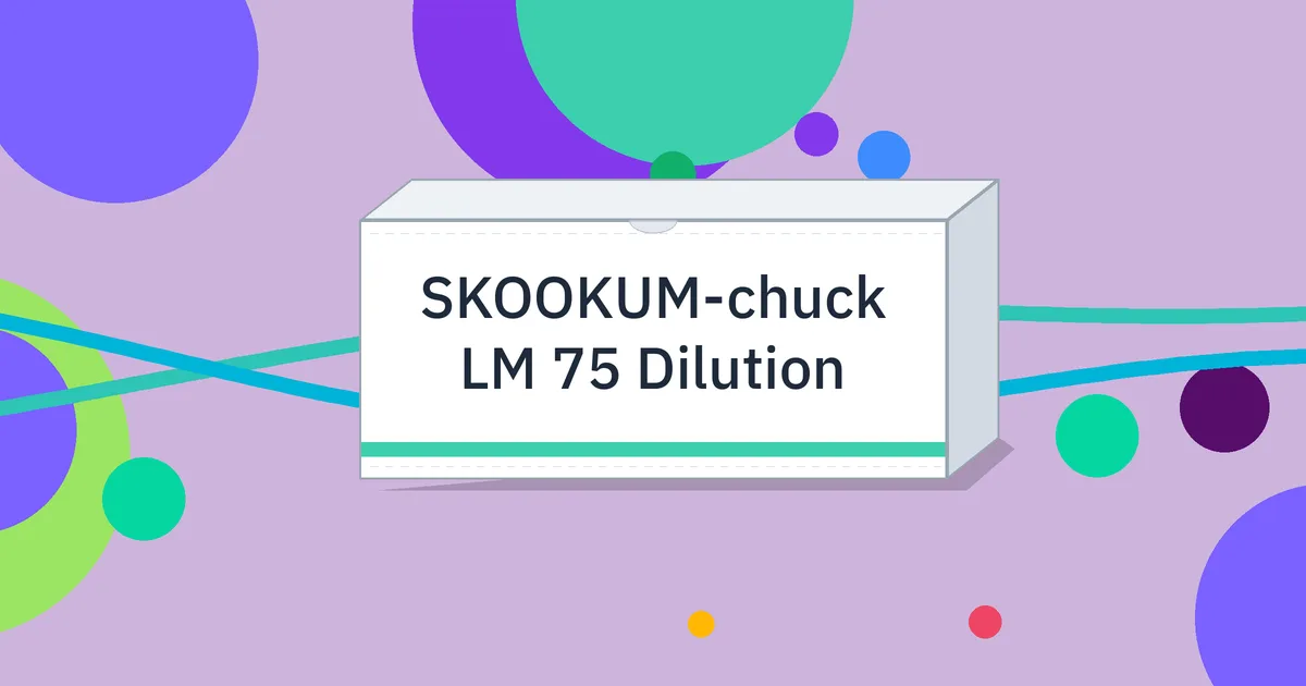 Symbolbild: Packung mit der Aufschrift SKOOKUM-chuck LM 75 Dilution (PZN 13191817) – Verfügbarkeit und Bezug in Apotheken in Frankfurt am Main