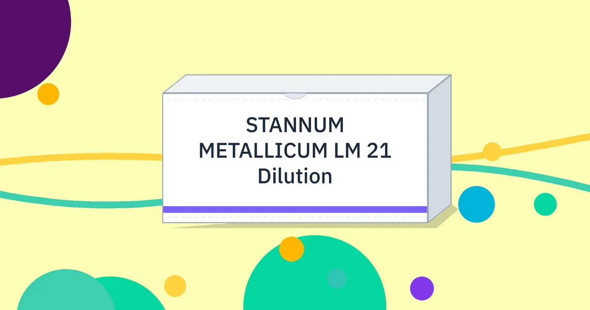 Symbolbild: Packung mit der Aufschrift STANNUM METALLICUM LM 21 Dilution (PZN 13199285) – Verfügbarkeit und Bezug in Apotheken in Frankfurt am Main