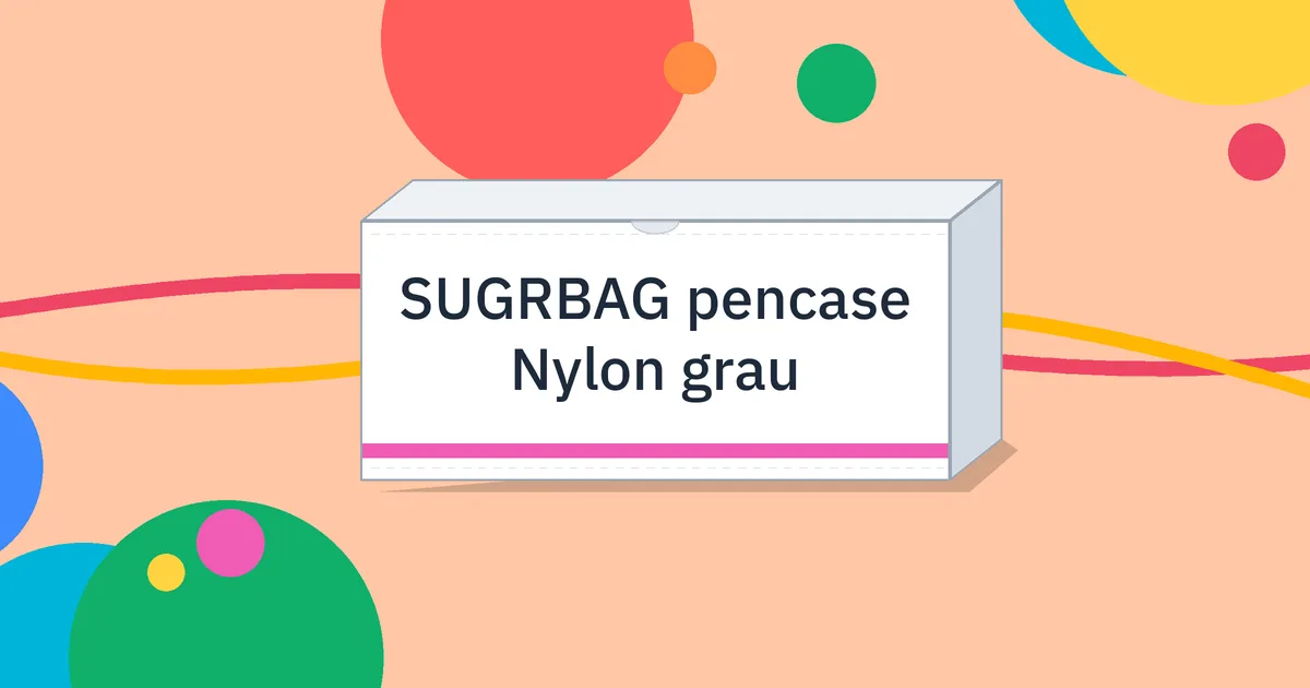 Symbolbild: Packung mit der Aufschrift SUGRBAG pencase Nylon grau (PZN 11861426) – Verfügbarkeit und Bezug in Apotheken in Frankfurt am Main
