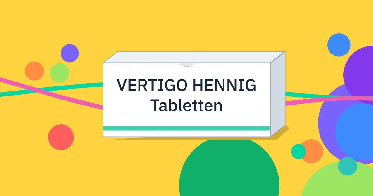 Symbolbild: Packung mit der Aufschrift VERTIGO HENNIG Tabletten (PZN 02161569) – Verfügbarkeit und Bezug in Apotheken in Frankfurt am Main