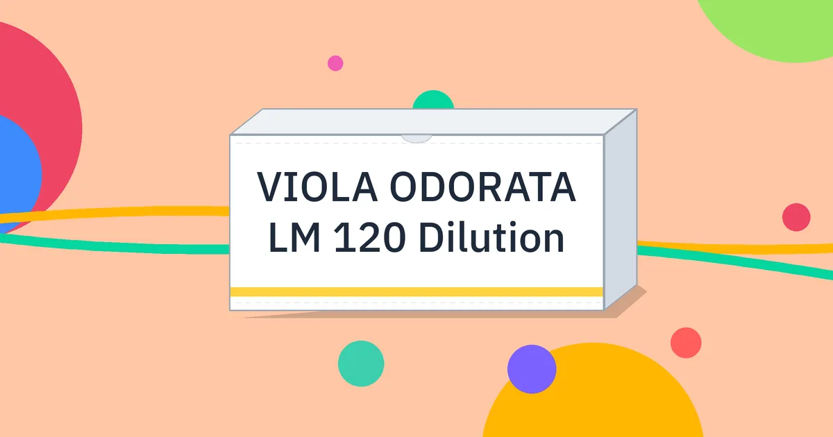 Symbolbild: Packung mit der Aufschrift VIOLA ODORATA LM 120 Dilution (PZN 13275922) – Verfügbarkeit und Bezug in Apotheken in Frankfurt am Main
