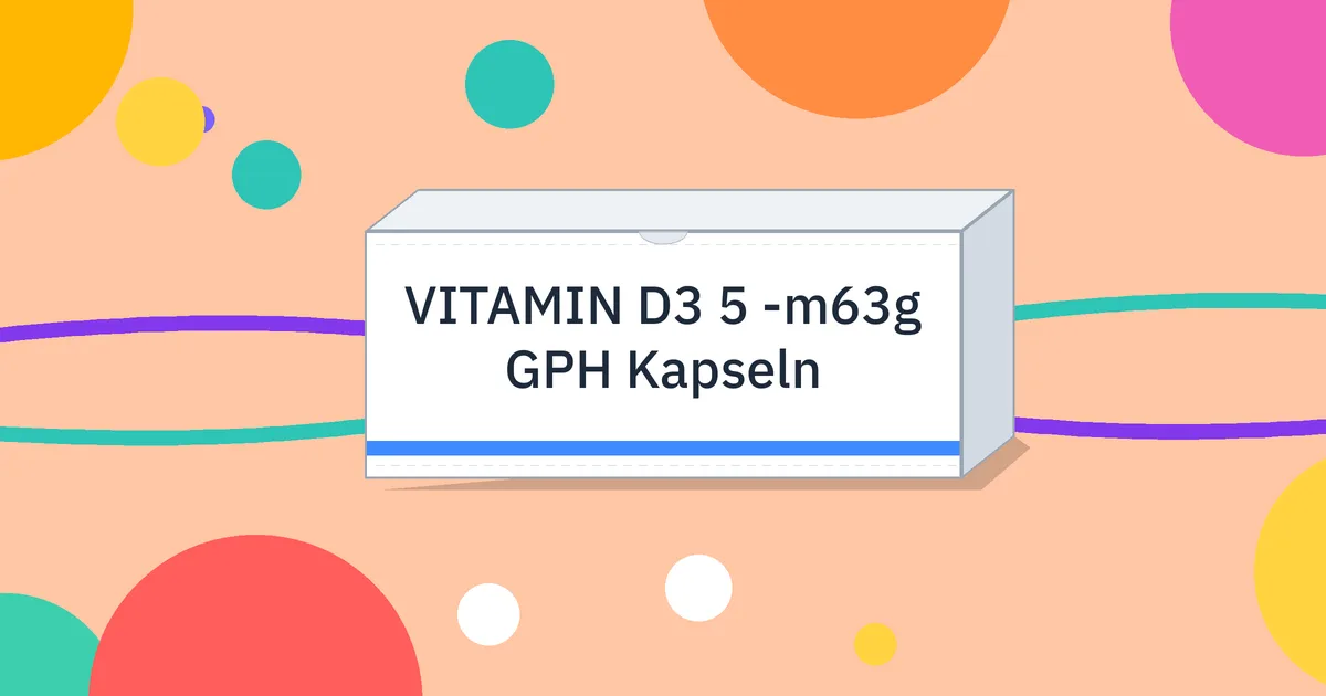 Symbolbild: Packung mit der Aufschrift VITAMIN D3 5 -m63g GPH Kapseln (PZN 00896516) – Verfügbarkeit und Bezug in Apotheken in Frankfurt am Main