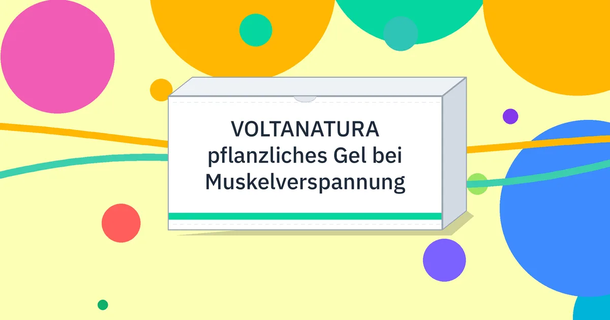 Symbolbild: Packung mit der Aufschrift VOLTANATURA pflanzliches Gel bei Muskelverspannung (PZN 17231867) – Verfügbarkeit und Bezug in Apotheken in Frankfurt am Main