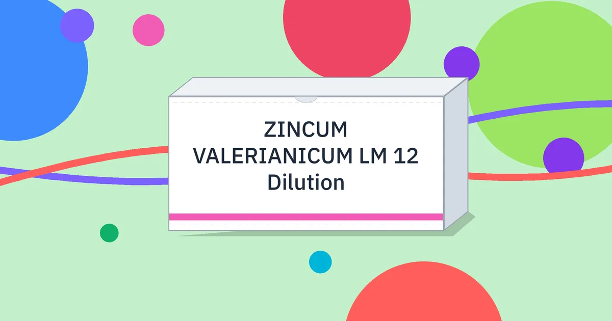 Symbolbild: Packung mit der Aufschrift ZINCUM VALERIANICUM LM 12 Dilution (PZN 03503049) – Verfügbarkeit und Bezug in Apotheken in Frankfurt am Main