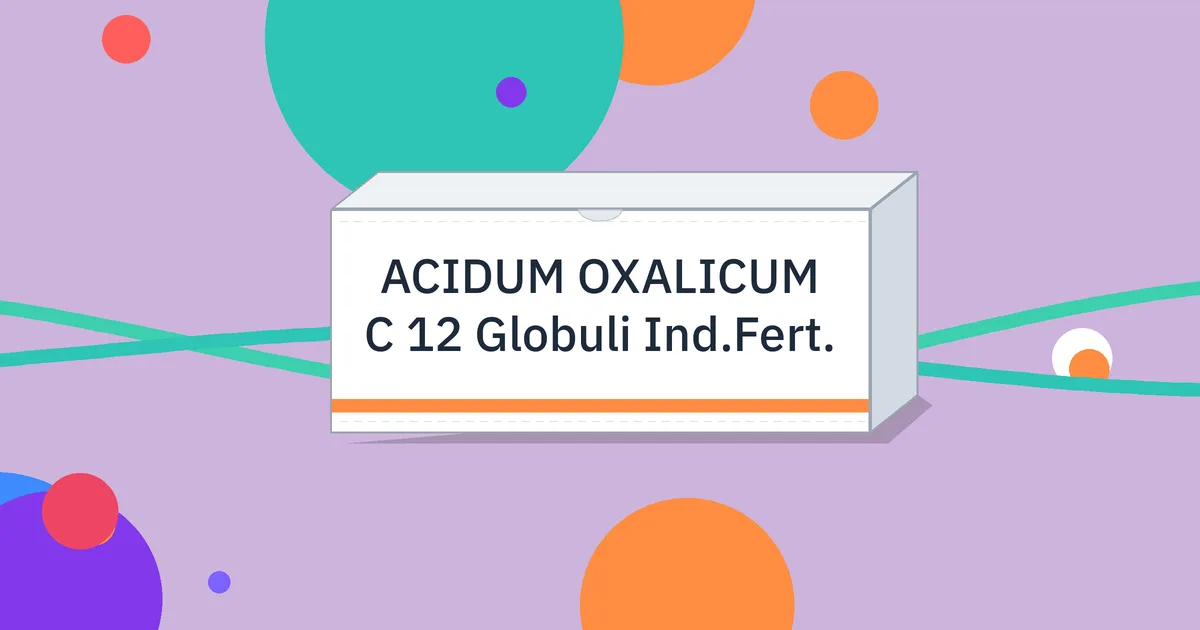 Symbolbild: Packung mit der Aufschrift ACIDUM OXALICUM C 12 Globuli Ind.Fert. (PZN 17681004) – Verfügbarkeit und Bezug in Apotheken in Frankfurt am Main