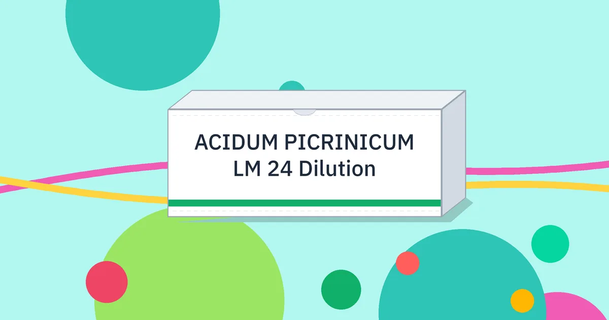 Symbolbild: Packung mit der Aufschrift ACIDUM PICRINICUM LM 24 Dilution (PZN 12753733) – Verfügbarkeit und Bezug in Apotheken in Frankfurt am Main