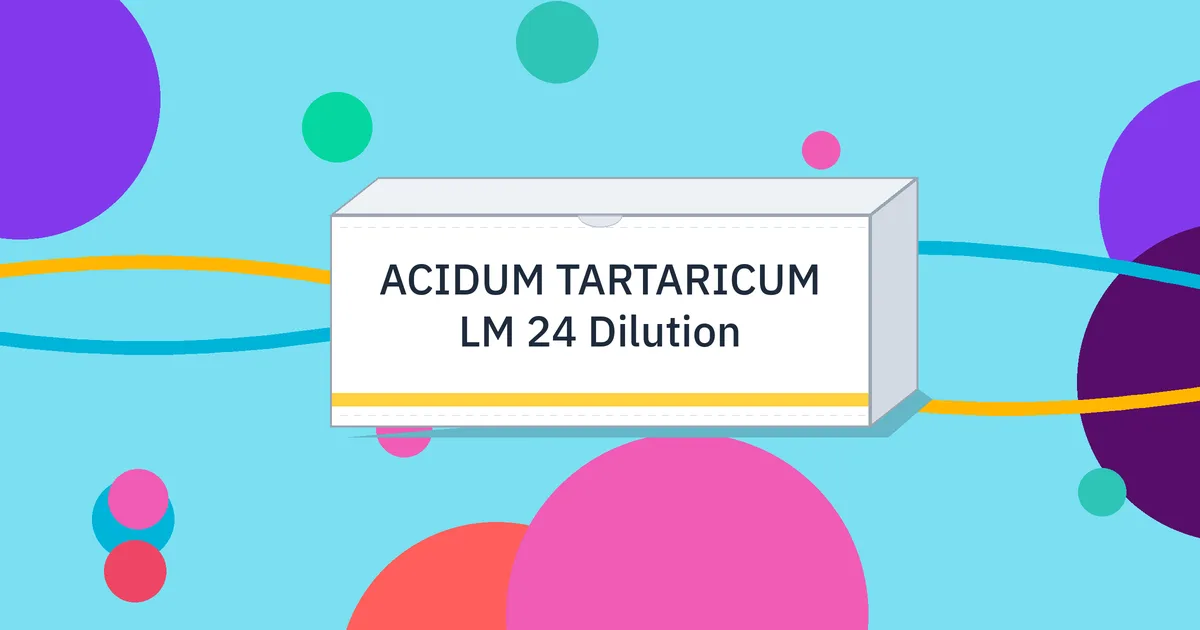 Symbolbild: Packung mit der Aufschrift ACIDUM TARTARICUM LM 24 Dilution (PZN 13286966) – Verfügbarkeit und Bezug in Apotheken in Frankfurt am Main