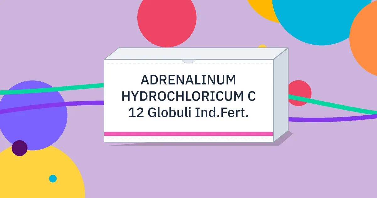 Symbolbild: Packung mit der Aufschrift ADRENALINUM HYDROCHLORICUM C 12 Globuli Ind.Fert. (PZN 17686993) – Verfügbarkeit und Bezug in Apotheken in Frankfurt am Main