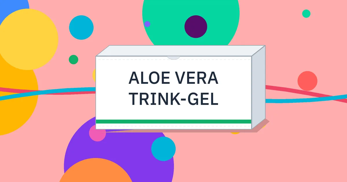 Symbolbild: Packung mit der Aufschrift ALOE VERA TRINK-GEL (PZN 00744261) – Verfügbarkeit und Bezug in Apotheken in Frankfurt am Main