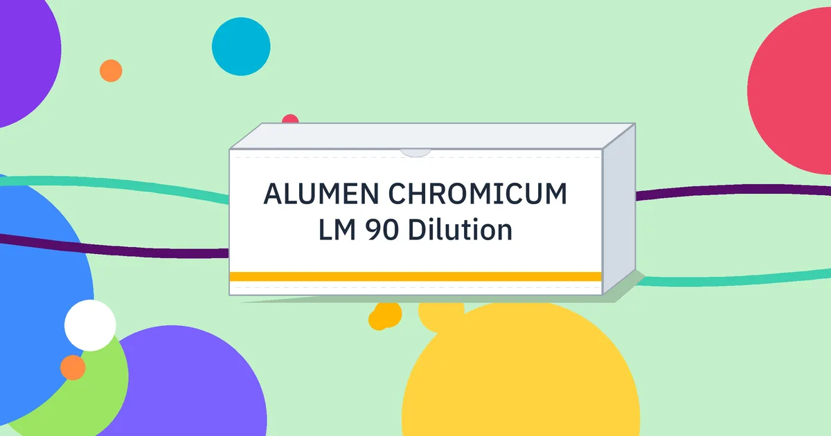 Symbolbild: Packung mit der Aufschrift ALUMEN CHROMICUM LM 90 Dilution (PZN 13316058) – Verfügbarkeit und Bezug in Apotheken in Frankfurt am Main