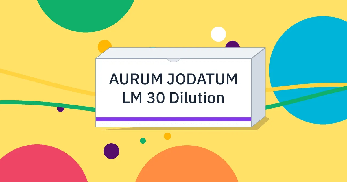 Symbolbild: Packung mit der Aufschrift AURUM JODATUM LM 30 Dilution (PZN 06921267) – Verfügbarkeit und Bezug in Apotheken in Frankfurt am Main