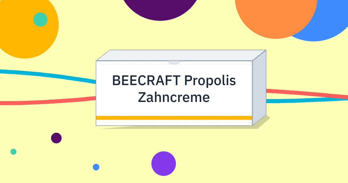 Symbolbild: Packung mit der Aufschrift BEECRAFT Propolis Zahncreme (PZN 15024130) – Verfügbarkeit und Bezug in Apotheken in Frankfurt am Main