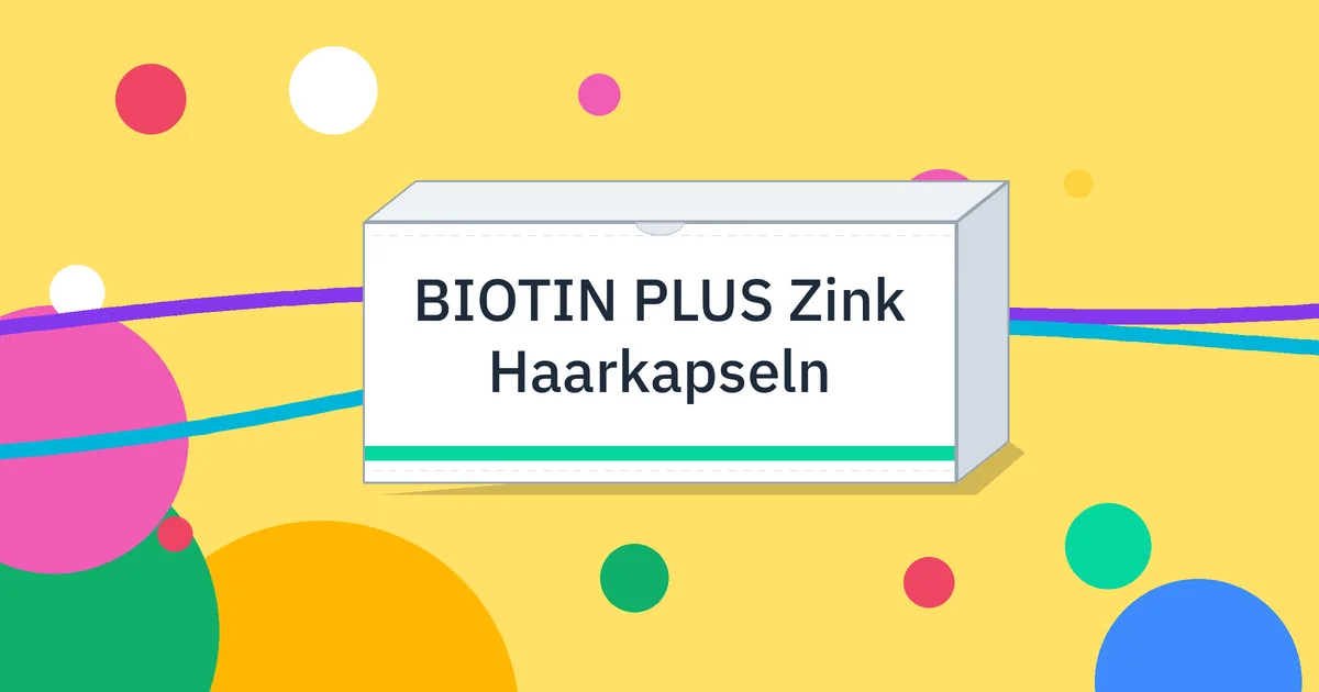 Symbolbild: Packung mit der Aufschrift BIOTIN PLUS Zink Haarkapseln (PZN 04595645) – Verfügbarkeit und Bezug in Apotheken in Frankfurt am Main