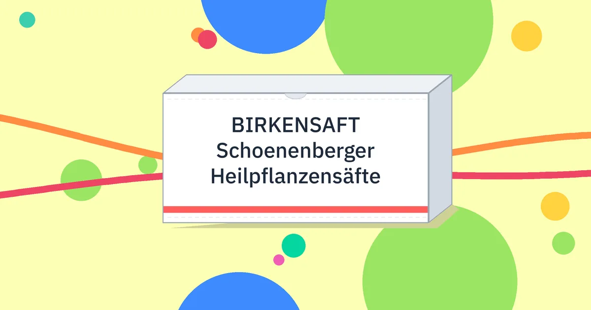 Symbolbild: Packung mit der Aufschrift BIRKENSAFT Schoenenberger Heilpflanzensäfte (PZN 00692073) – Verfügbarkeit und Bezug in Apotheken in Frankfurt am Main