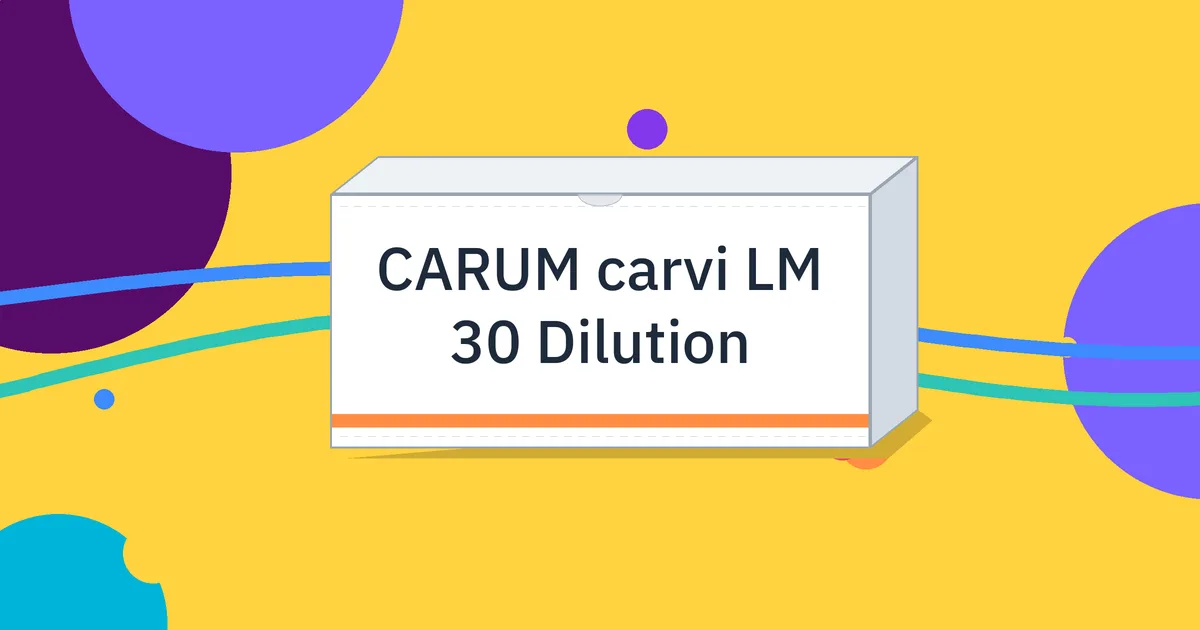 Symbolbild: Packung mit der Aufschrift CARUM carvi LM 30 Dilution (PZN 12811407) – Verfügbarkeit und Bezug in Apotheken in Frankfurt am Main