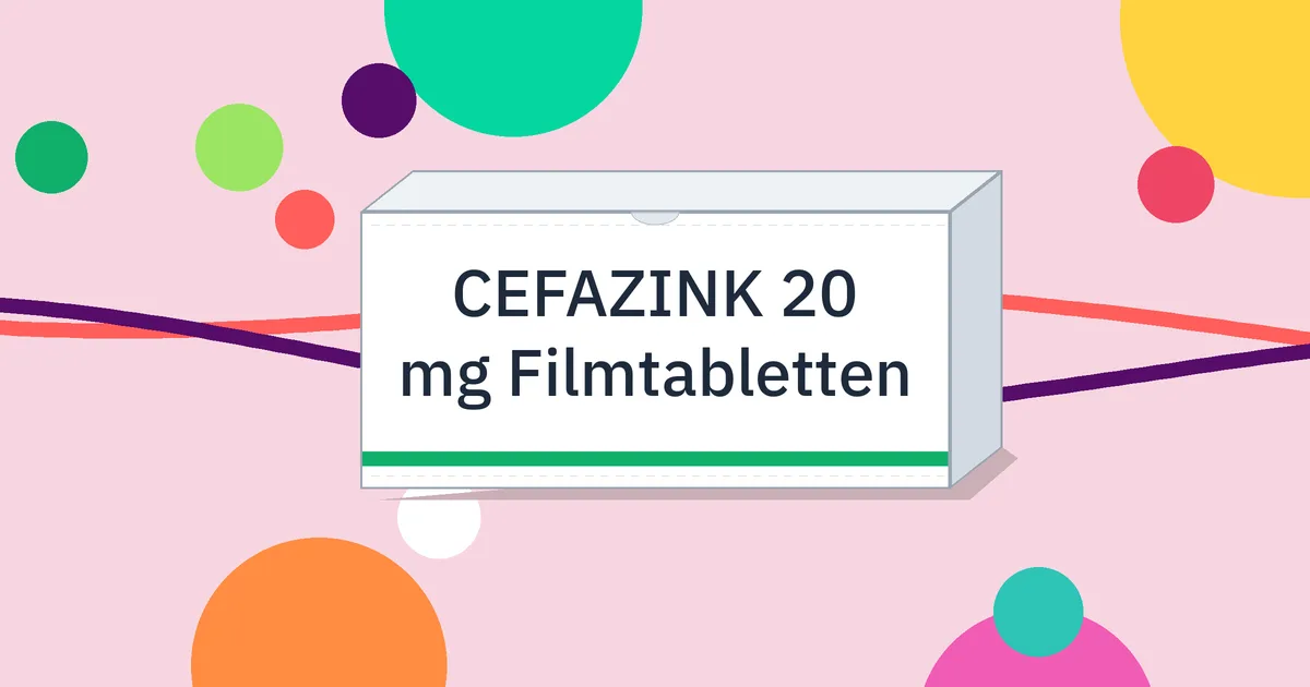 Symbolbild: Packung mit der Aufschrift CEFAZINK 20 mg Filmtabletten (PZN 10549299) – Verfügbarkeit und Bezug in Apotheken in Frankfurt am Main