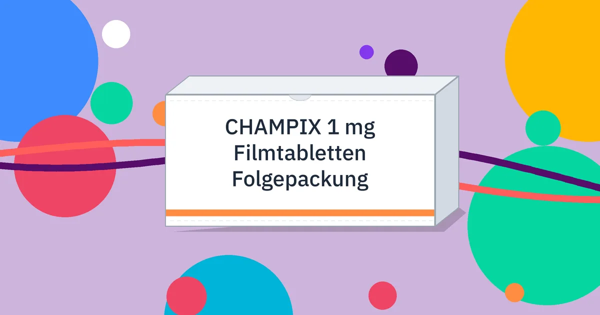 Symbolbild: Packung mit der Aufschrift CHAMPIX 1 mg Filmtabletten Folgepackung (PZN 00425662) – Verfügbarkeit und Bezug in Apotheken in Frankfurt am Main