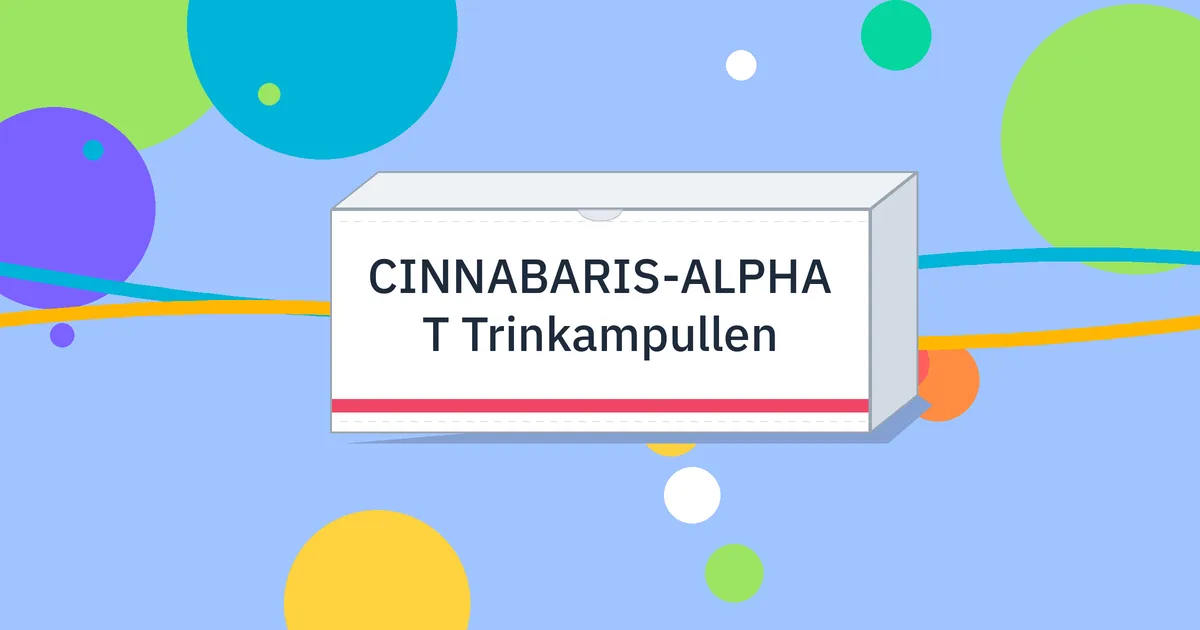 Symbolbild: Packung mit der Aufschrift CINNABARIS-ALPHA T Trinkampullen (PZN 10223103) – Verfügbarkeit und Bezug in Apotheken in Frankfurt am Main