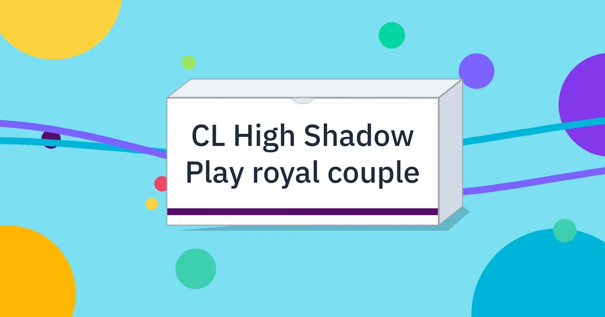 Symbolbild: Packung mit der Aufschrift CL High Shadow Play royal couple (PZN 20029046) – Verfügbarkeit und Bezug in Apotheken in Frankfurt am Main