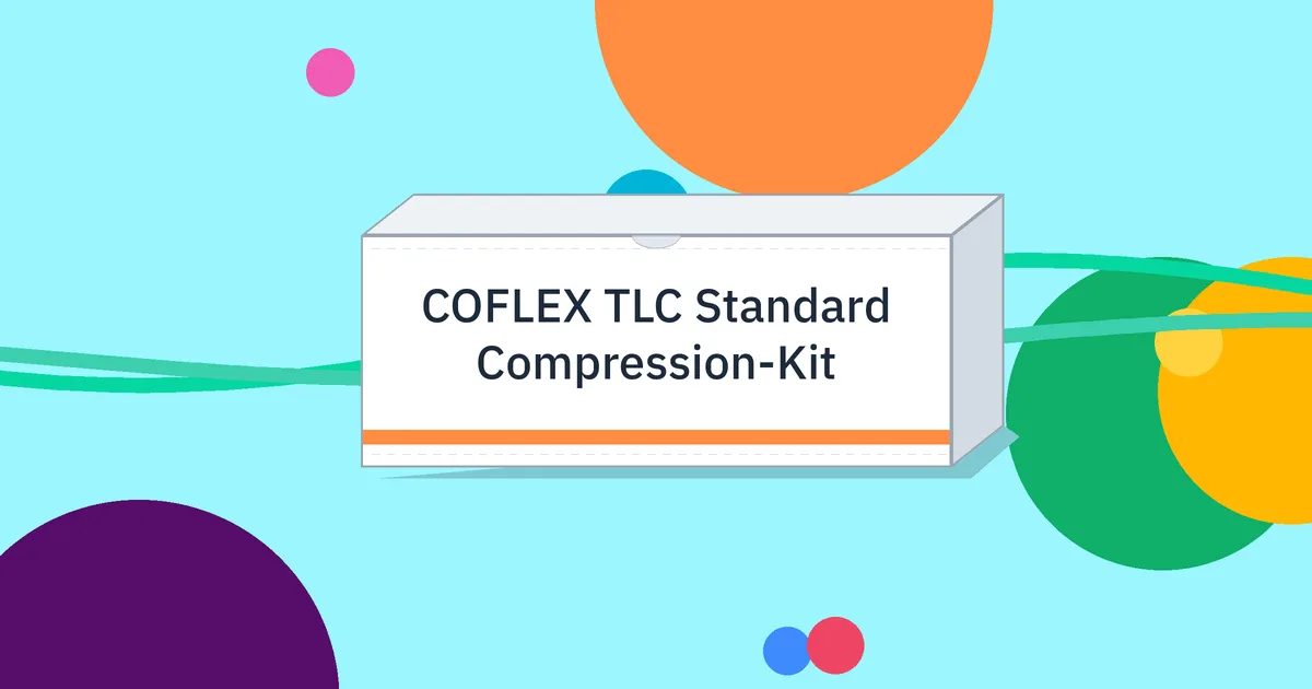 Symbolbild: Packung mit der Aufschrift COFLEX TLC Standard Compression-Kit (PZN 17599231) – Verfügbarkeit und Bezug in Apotheken in Frankfurt am Main