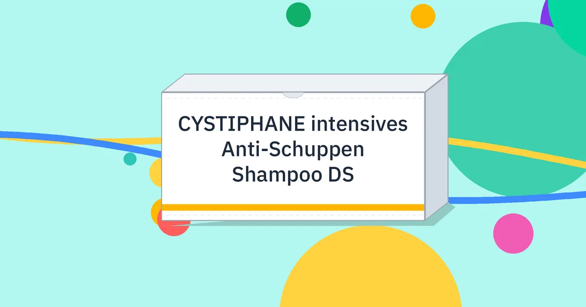 Symbolbild: Packung mit der Aufschrift CYSTIPHANE intensives Anti-Schuppen Shampoo DS (PZN 18236074) – Verfügbarkeit und Bezug in Apotheken in Frankfurt am Main