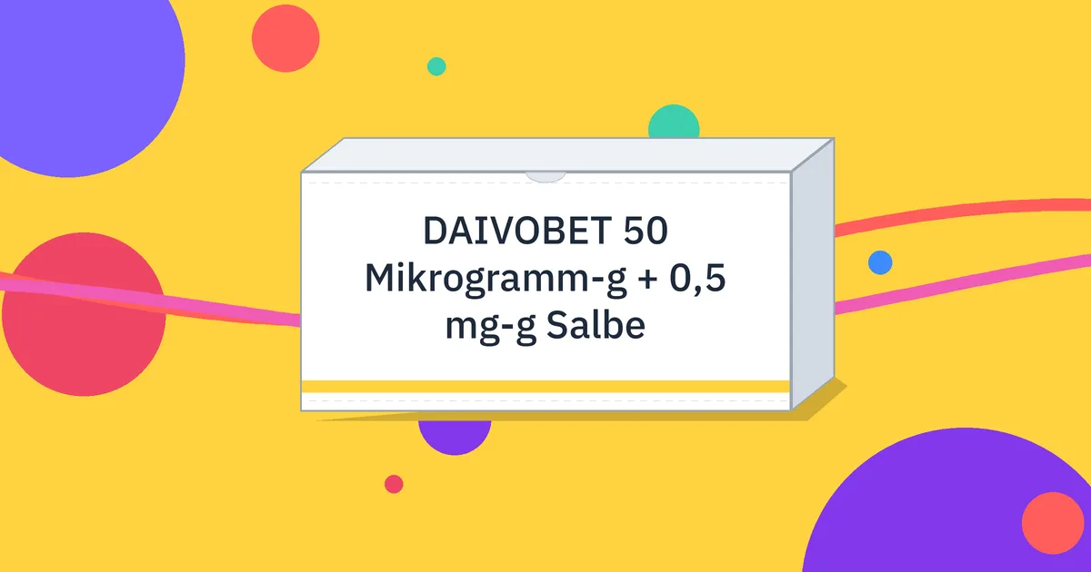Symbolbild: Packung mit der Aufschrift DAIVOBET 50 Mikrogramm-g + 0,5 mg-g Salbe (PZN 12378867) – Verfügbarkeit und Bezug in Apotheken in Frankfurt am Main