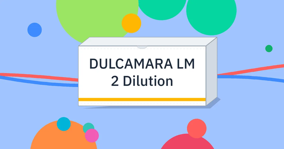 Symbolbild: Packung mit der Aufschrift DULCAMARA LM 2 Dilution (PZN 12843407) – Verfügbarkeit und Bezug in Apotheken in Frankfurt am Main