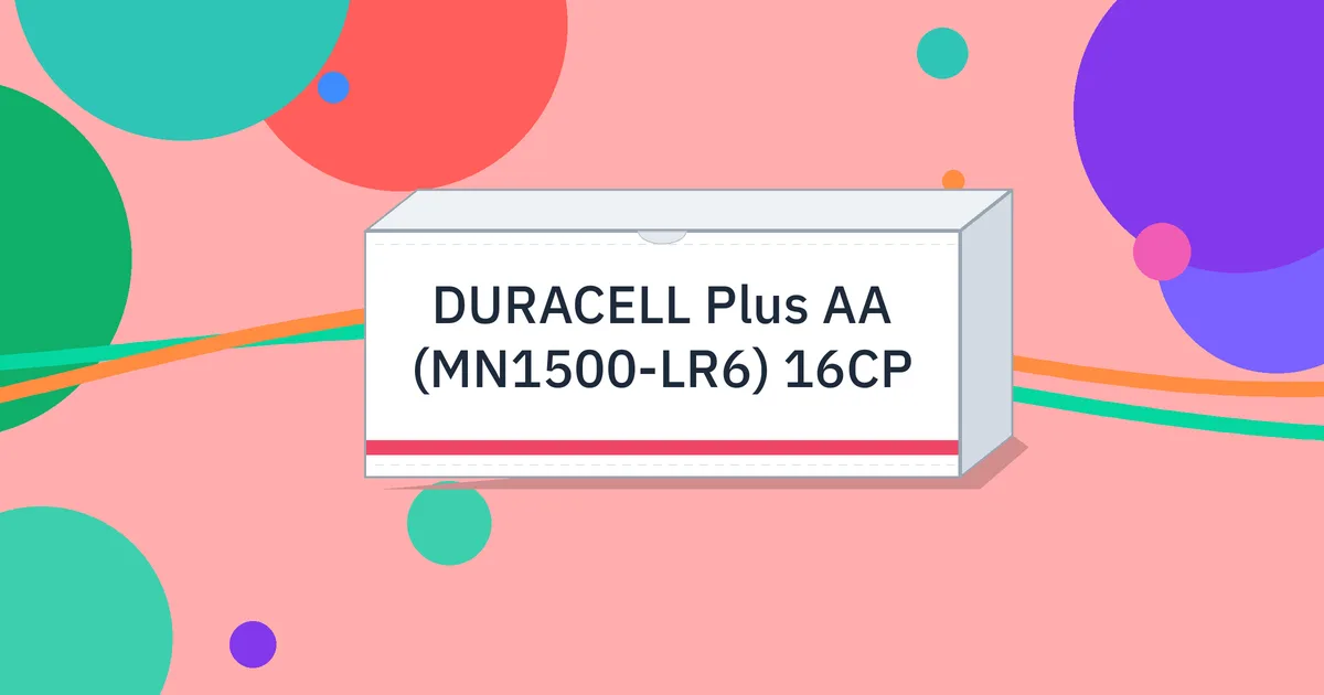 Symbolbild: Packung mit der Aufschrift DURACELL Plus AA (MN1500-LR6) 16CP (PZN 17435699) – Verfügbarkeit und Bezug in Apotheken in Frankfurt am Main