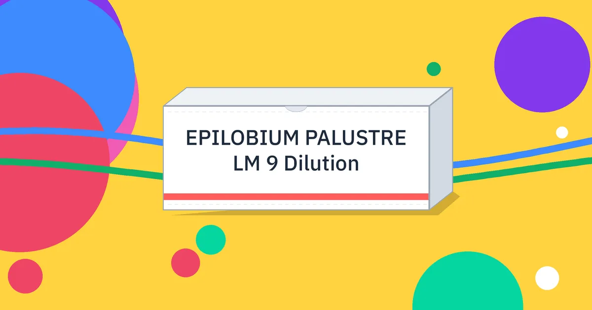 Symbolbild: Packung mit der Aufschrift EPILOBIUM PALUSTRE LM 9 Dilution (PZN 13472048) – Verfügbarkeit und Bezug in Apotheken in Frankfurt am Main