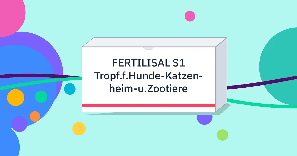 Symbolbild: Packung mit der Aufschrift FERTILISAL S1 Tropf.f.Hunde-Katzen-heim-u.Zootiere (PZN 02538293) – Verfügbarkeit und Bezug in Apotheken in Frankfurt am Main
