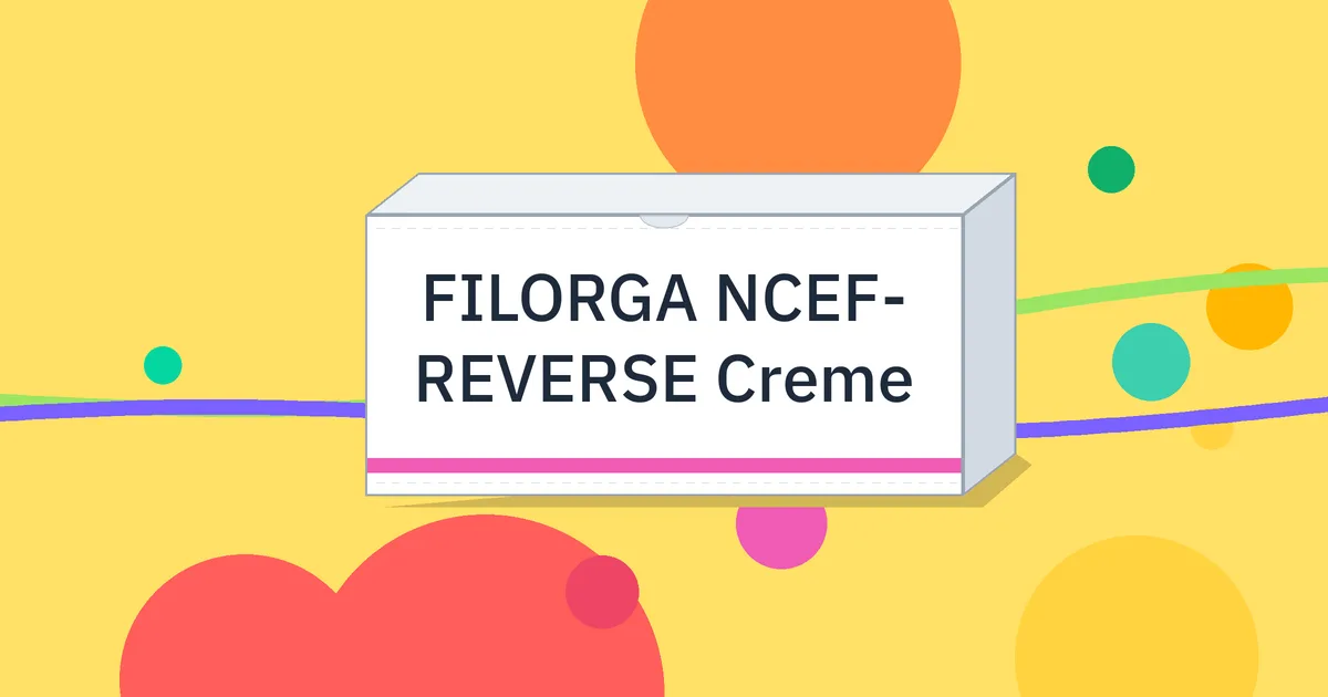 Symbolbild: Packung mit der Aufschrift FILORGA NCEF-REVERSE Creme (PZN 18898728) – Verfügbarkeit und Bezug in Apotheken in Frankfurt am Main