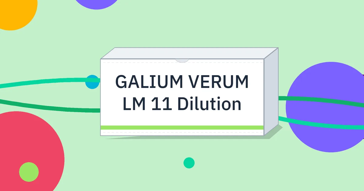 Symbolbild: Packung mit der Aufschrift GALIUM VERUM LM 11 Dilution (PZN 13497580) – Verfügbarkeit und Bezug in Apotheken in Frankfurt am Main
