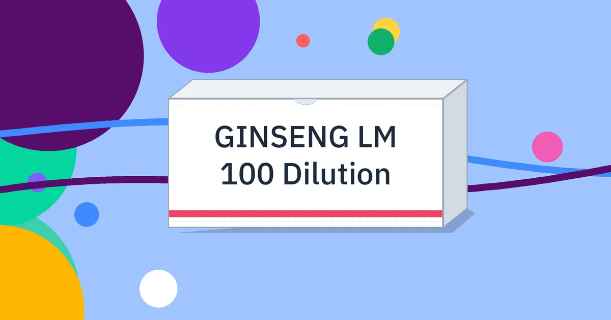 Symbolbild: Packung mit der Aufschrift GINSENG LM 100 Dilution (PZN 12878831) – Verfügbarkeit und Bezug in Apotheken in Frankfurt am Main